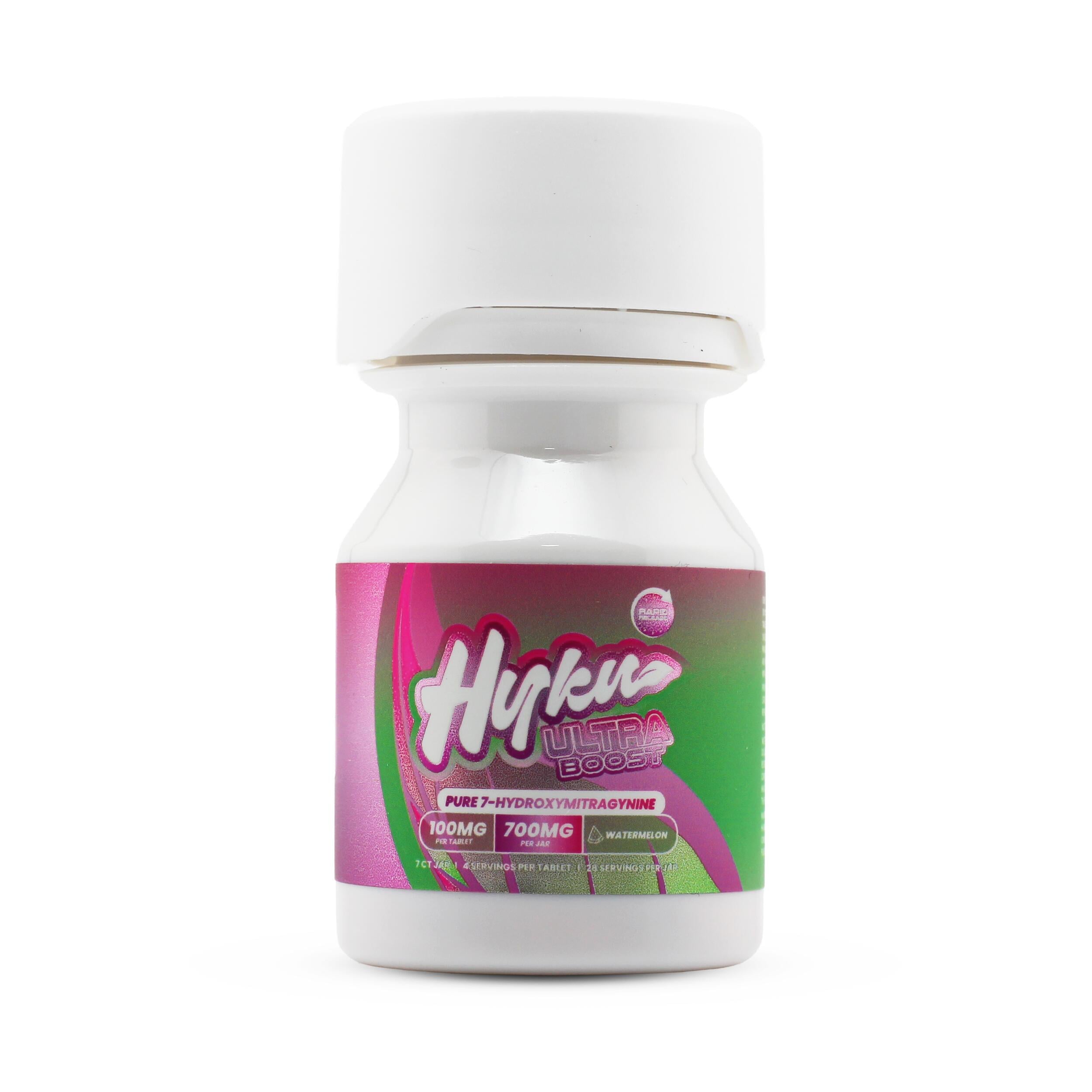 Buy Hyku Ultra Boost Pure 7-Hydroxy Extract Chewable Tablets Watermelon ...
