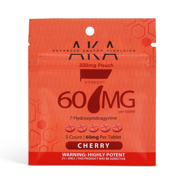 Buy AKA 7-OH Advanced Kratom Alkaloids Chewable Tablets Cherry 60mg ...