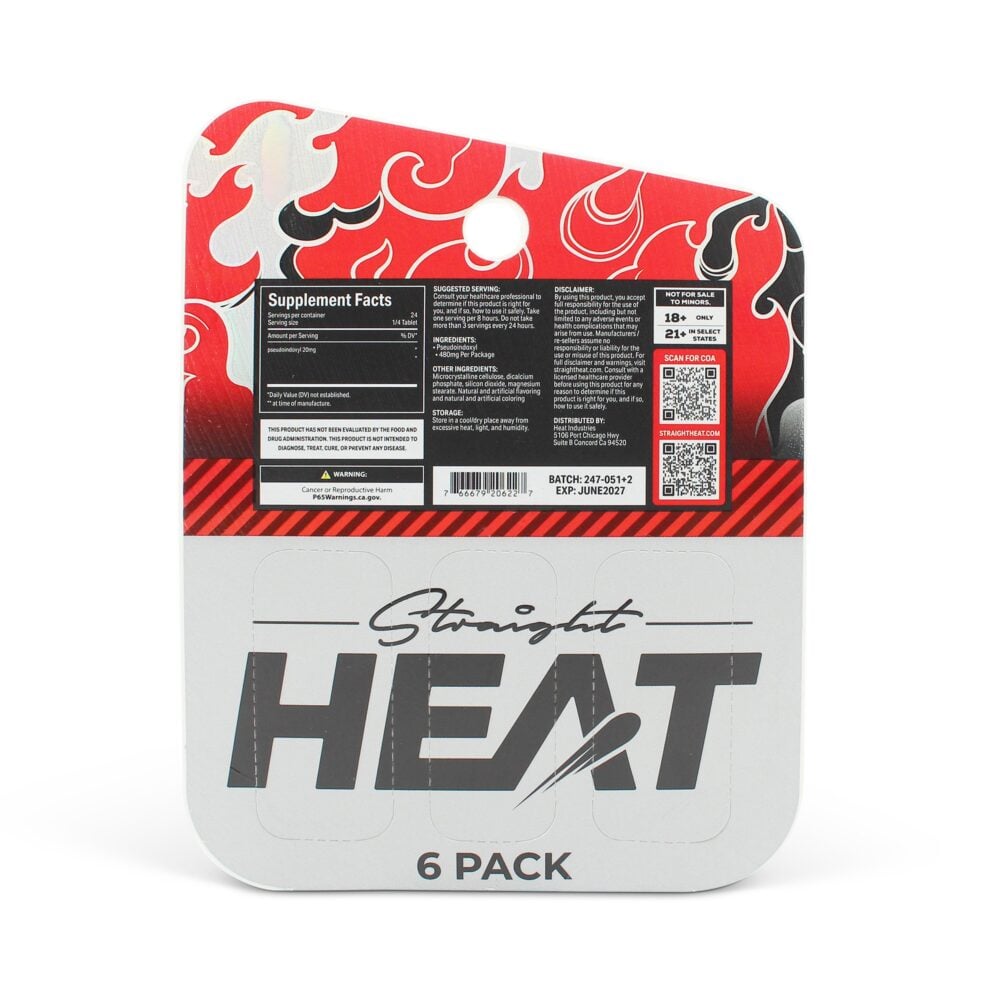 Buy Straight Heat Eighties Pseudo Chewable Tablets Variety Pack 80mg ...